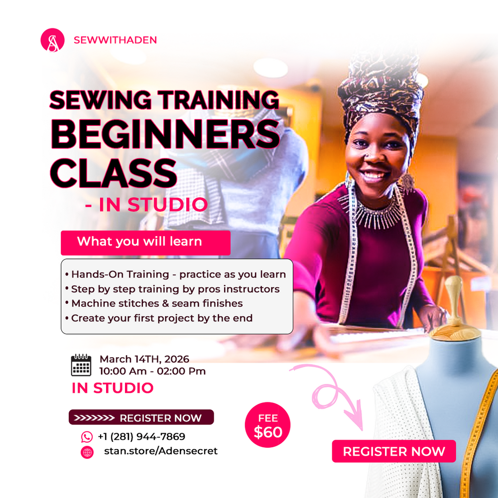Learn to Sew Houston: March 14 Beginners Dressmaking Class